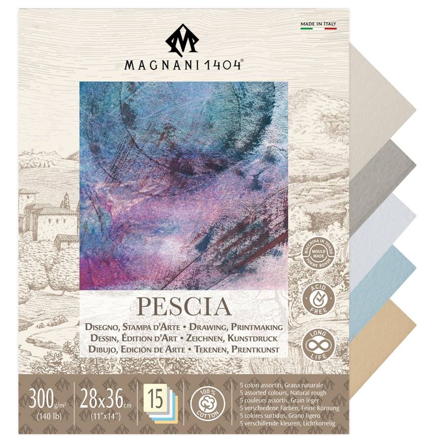 colored printmaking paper