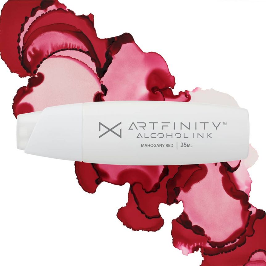 Artfinity Alcohol Ink 25ml Mahogany Red R2-6 | Jerry's Artarama