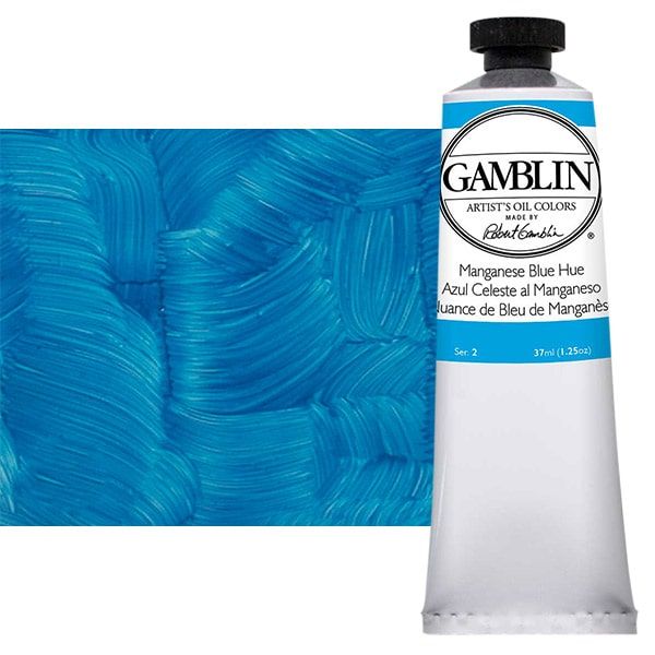 Gamblin Artists Oil - Manganese Blue Hue, 37ml Tube | Jerry's Artarama
