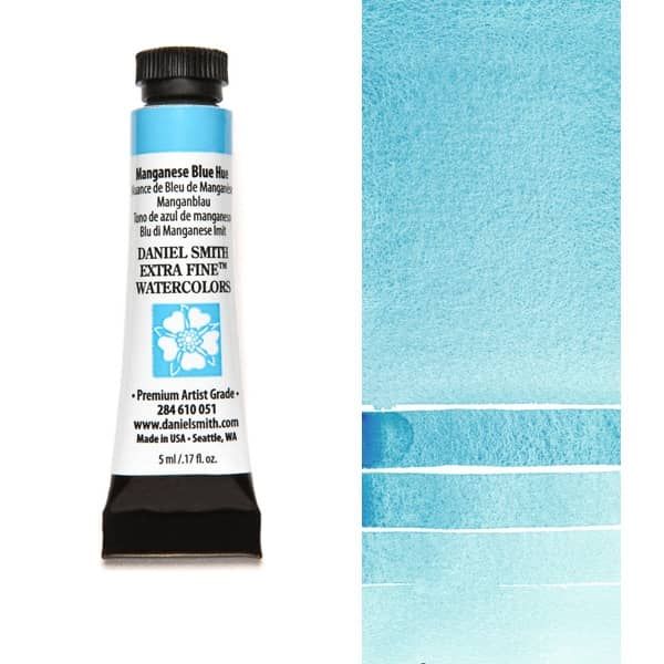 Daniel Smith Extra Fine Watercolor - Manganese Blue Hue, 5 ml Tube ...