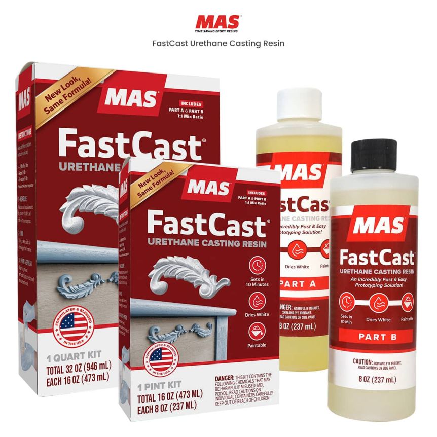 MAS FastCast Urethane Casting Resin Kits | Jerry's Artarama