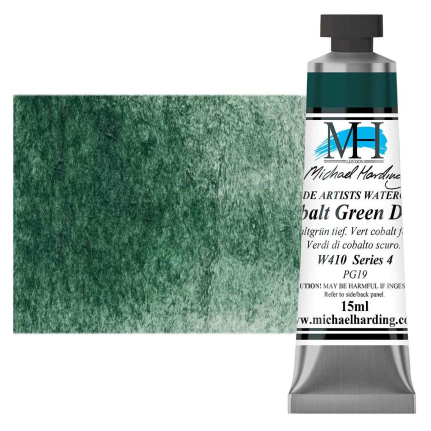 Michael Harding Watercolor - Cobalt Green Deep, 15ml Tube | Jerry's Artarama