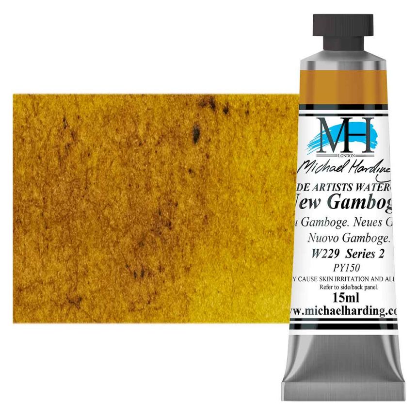 Michael Harding Watercolour - New Gamboge, 15ml Tube | Jerry's Artarama