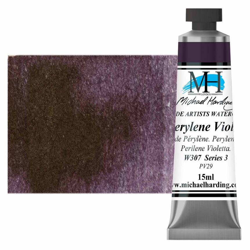Michael Harding Watercolor - Perylene Violet, 15ml Tube | Jerry's Artarama