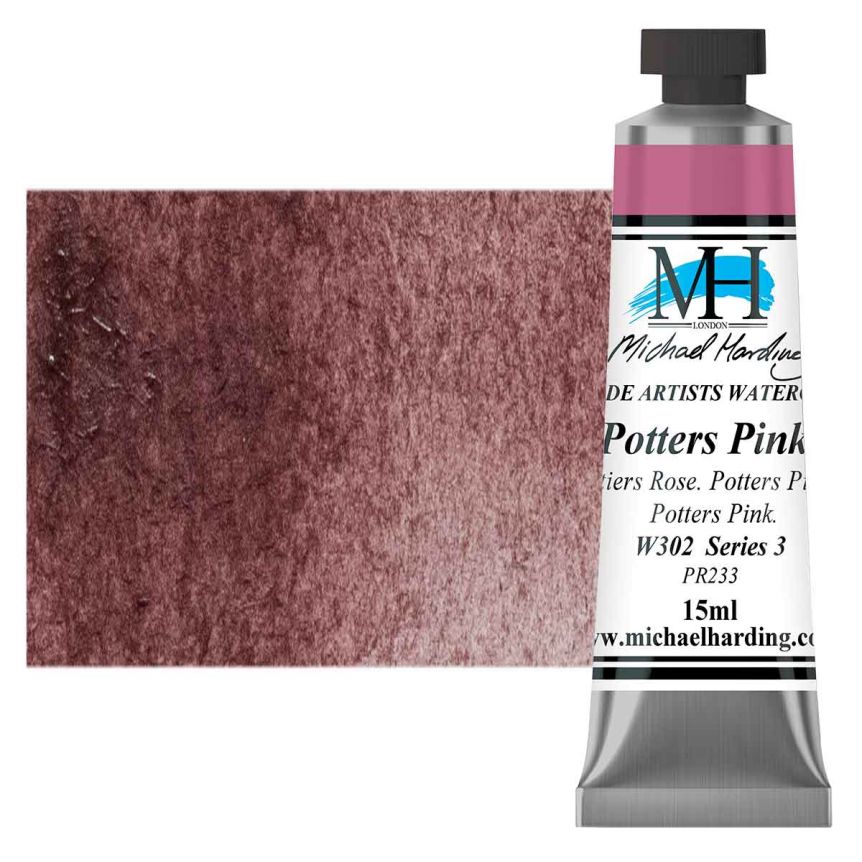 Michael Harding Watercolour - Potters Pink, 15ml Tube | Jerry's Artarama