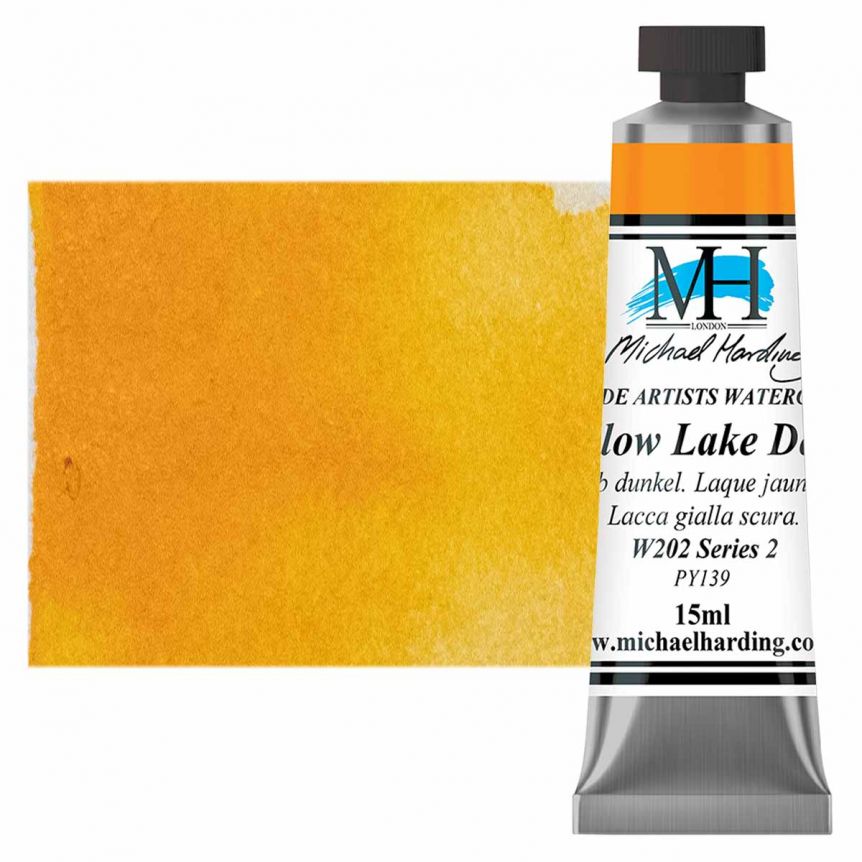 Michael Harding Watercolour - Yellow Lake Deep, 15ml Tube | Jerry's ...
