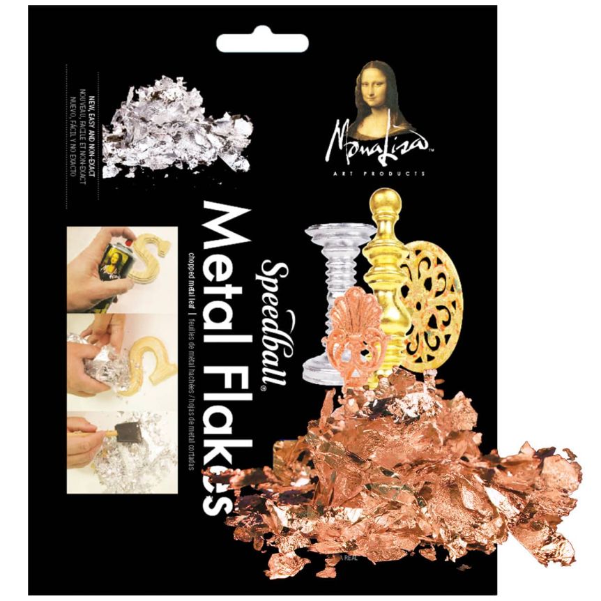 Speedball Mona Lisa Gold Leafing Metal Flakes 3 grams - Copper | Jerry ...