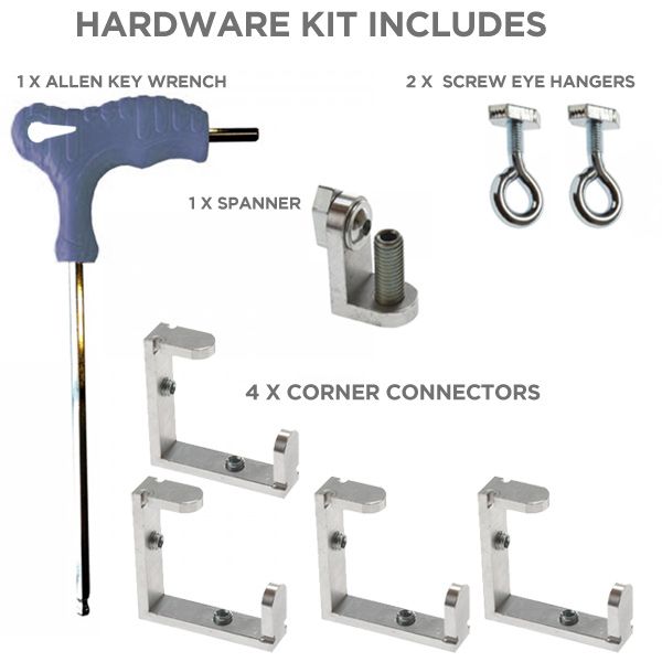 MUSEO ALU-Frame Hardware Assembly Kit Set | Jerry's Artarama