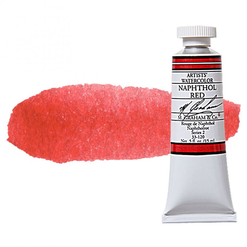 M. Graham Artists' Watercolor 15ml - Naphthol Red | Jerry's Artarama