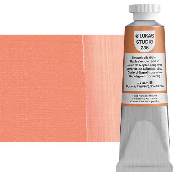 LUKAS Studio Oil Color - Naples Yellow Reddish, 37ml tube | Jerry's ...