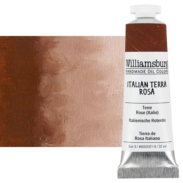 Williamsburg Handmade Oil Paint - Italian Terra Rosa, 37ml Tube | Jerry ...