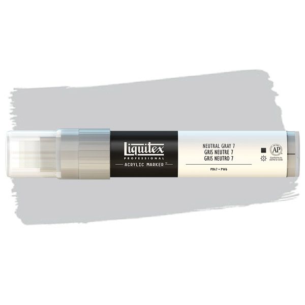 Liquitex Professional Paint Marker Wide (15mm) - Neutral Gray 7 | Jerry ...
