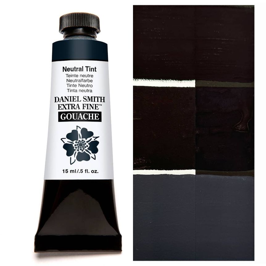 DANIEL SMITH Extra Fine GOUACHE Neutral Tint, 15ml Tube | Jerry's Artarama