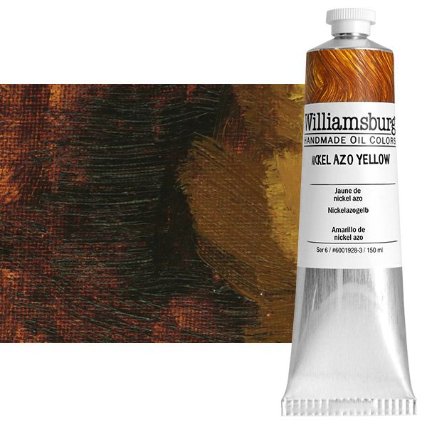 Williamsburg Oil Color, Nickel Azo Yellow, 150ml Tube | Jerry's Artarama