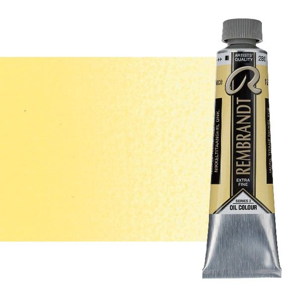 Rembrandt Extra-Fine Artists' Oil Paint - Nickel Titanium Yellow Deep ...