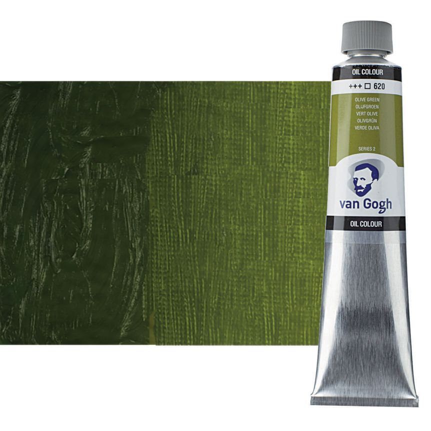 Van Gogh Oil Color, 200ml Olive Green Tube | Jerry's Artarama