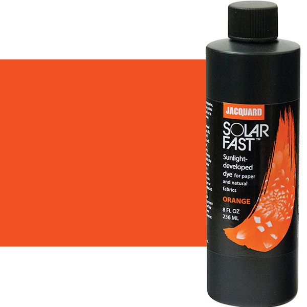 Jacquard SolarFast Dye 8 oz - Orange | Jerry's Artarama
