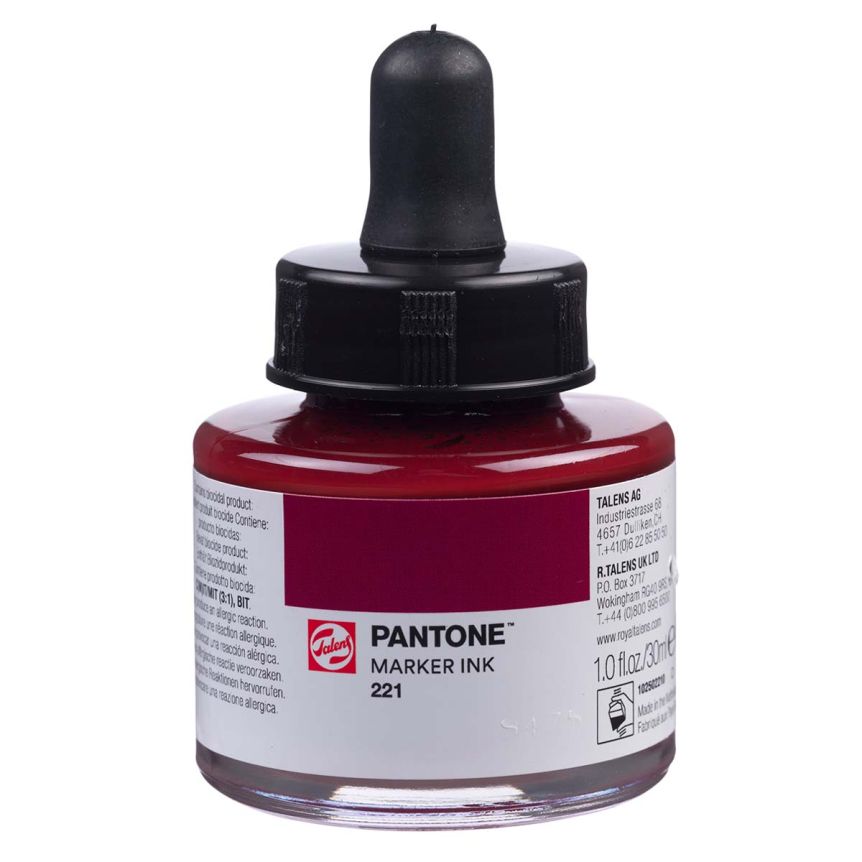 Pantone Marker Ink Bottle, #221 (30ml) | Jerry's Artarama