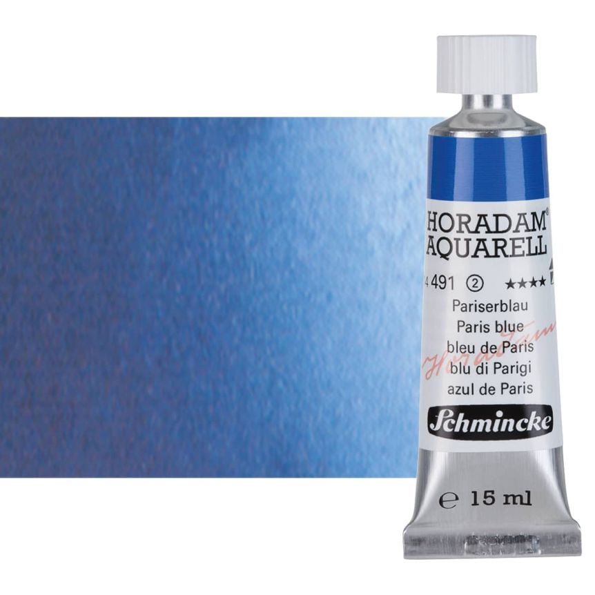 Schmincke Horadam Watercolor - Paris Blue, 15ml | Jerry's Artarama