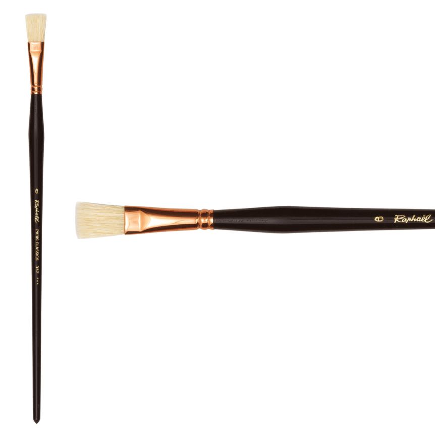 Raphaël Paris Classic Brush Series 357 Flat #8 | Jerry's Artarama