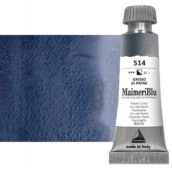 MaimeriBlu Watercolor - Payne's Grey, 12ml | Jerry's Artarama