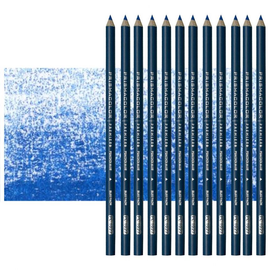 Prismacolor Premier Colored Pencil PC1027 Peacock Blue (Set of 12 ...