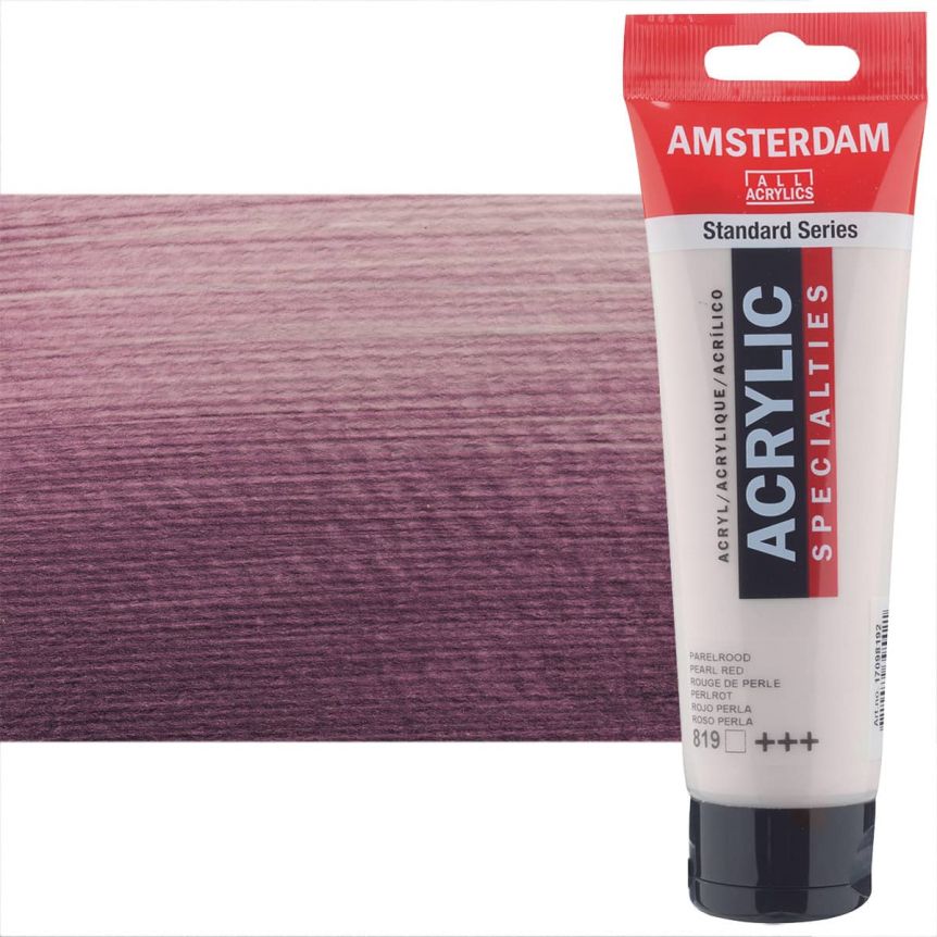 Amsterdam Standard Acrylic - Pearl Red, 120ml | Jerry's Artarama