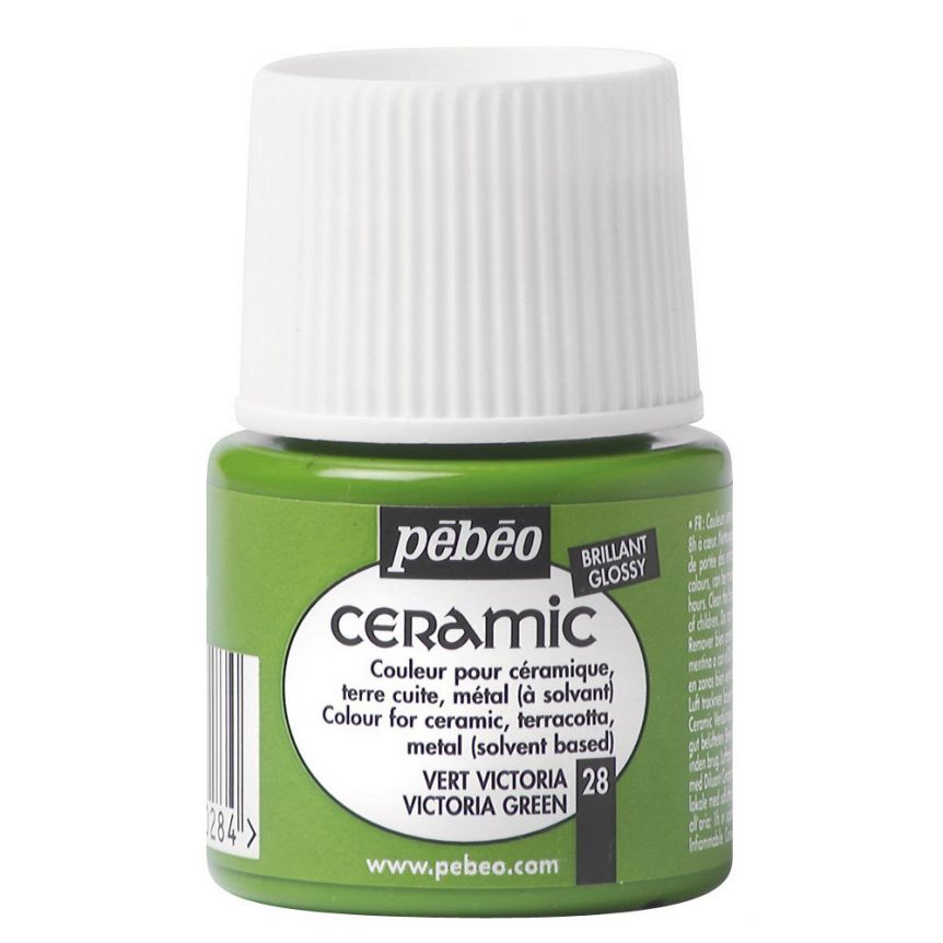 Pebeo Ceramic Color Victoria Green 45 ml | Jerry's Artarama
