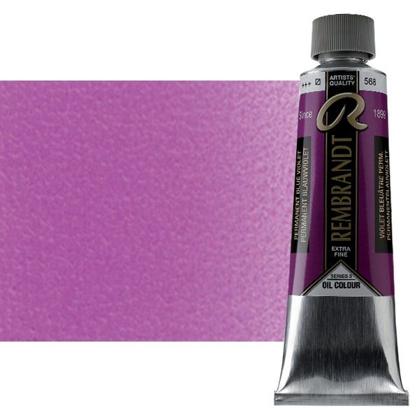Rembrandt Extra-Fine Artists' Oil Paint - Permanent Blue Violet, 150ml ...