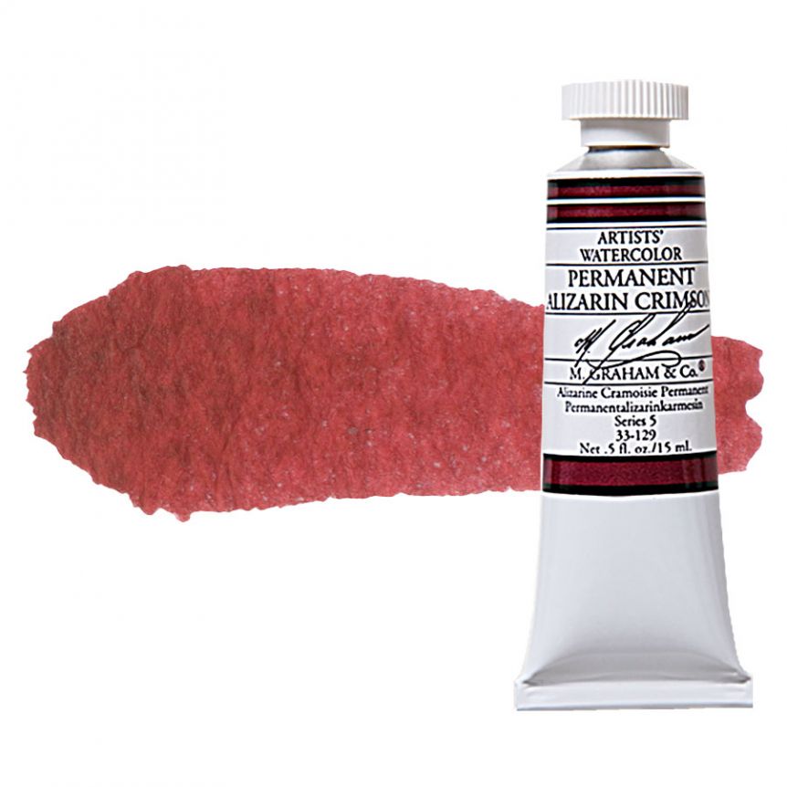 M. Graham Artists' Watercolor 15ml - Permanent Alizarin Crimson | Jerry ...