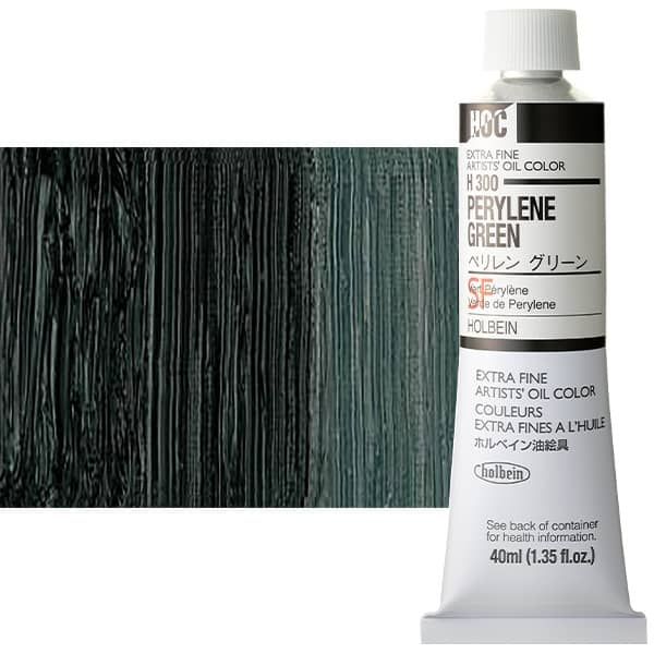 Holbein Artist Oil 40ml Tube Perylene Green | Jerry's Artarama