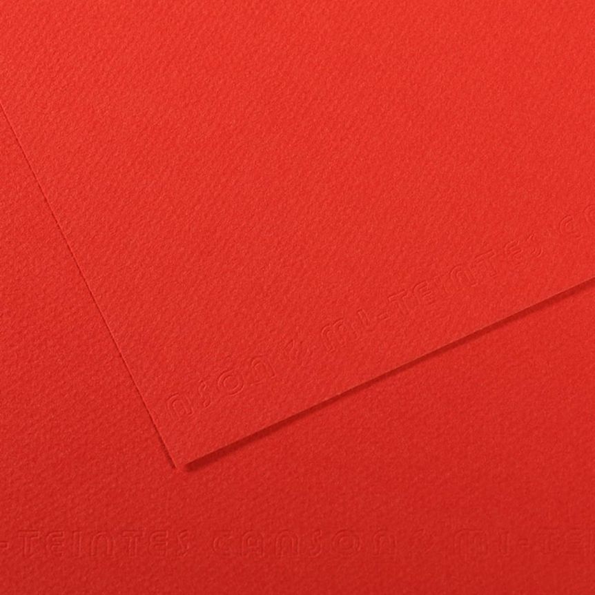 Canson Mi-Teintes Sheet - 506/Poppy Red, 19" x 25" (Pack of 10) | Jerry ...