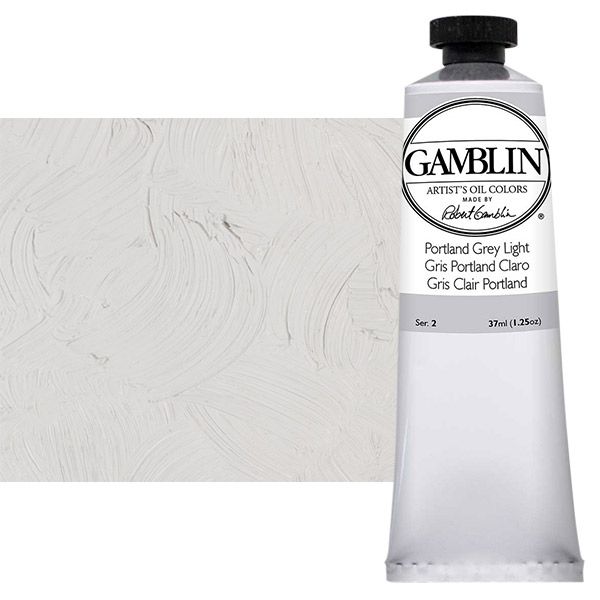 Gamblin Artists Oil - Portland Grey Light, 37ml Tube | Jerry's Artarama