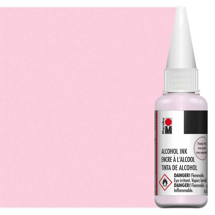 Marabu Alcohol Ink Powder Pink (134) 20ml | Jerry's Artarama