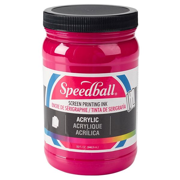 Process Magenta 32oz Jar Speedball Acrylic Screen Printing Ink | Jerry ...