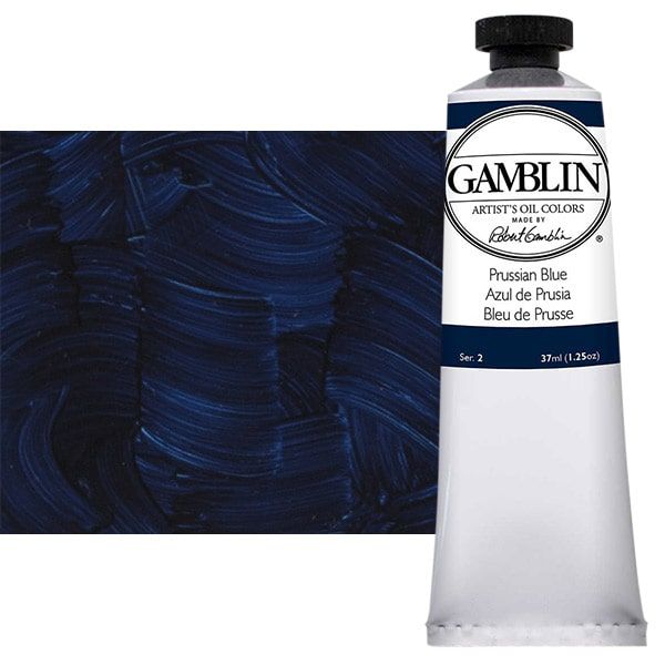 Gamblin Artists Oil - Prussian Blue, 37ml Tube | Jerry's Artarama