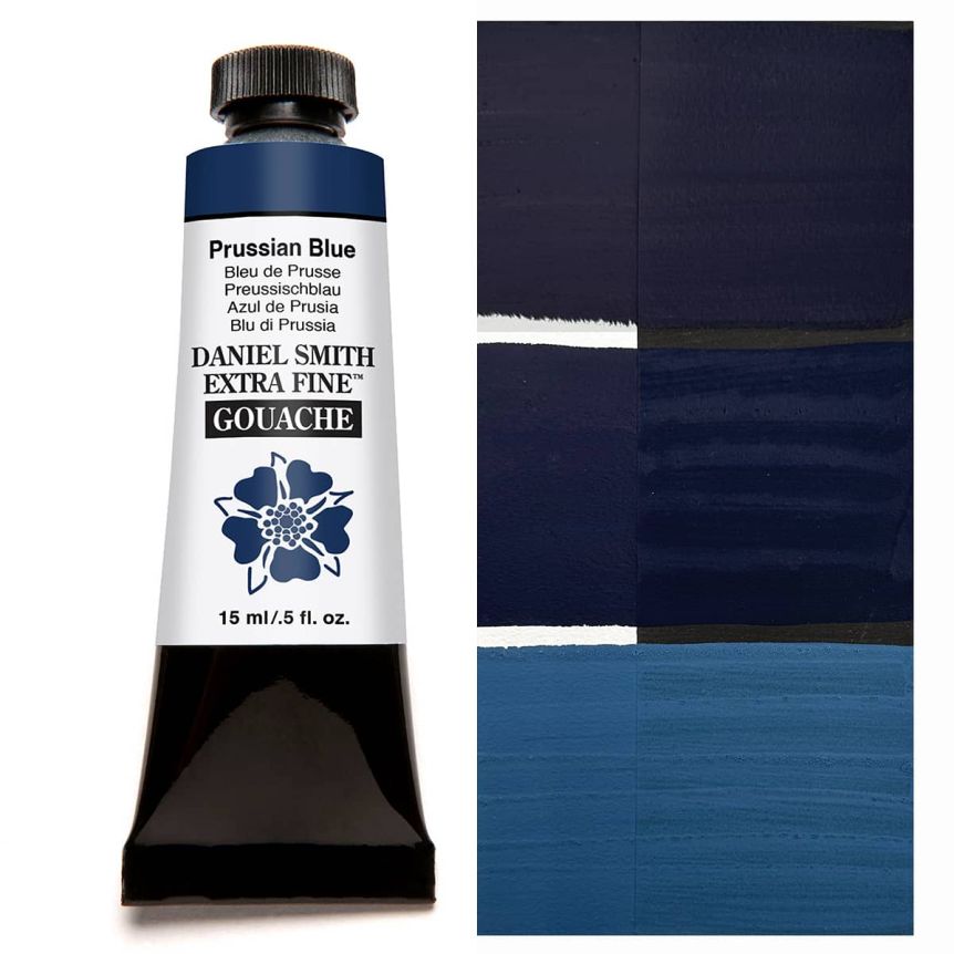 DANIEL SMITH Extra Fine GOUACHE Prussian Blue, 15ml Tube | Jerry's Artarama