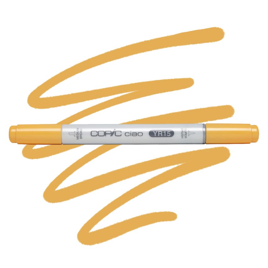 Copic Ciao Marker YR15 Pumpkin Yellow | Jerry's Artarama