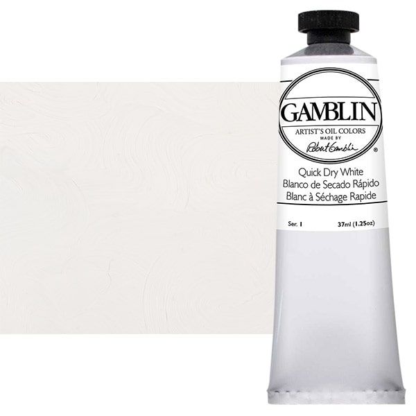 Gamblin Artists Oil - Fast Dry Titanium White, 37ml Tube | Jerry's Artarama