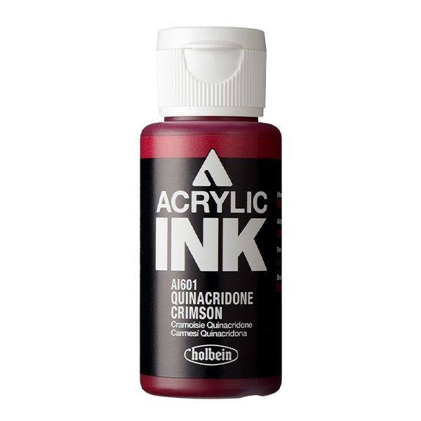Holbein Acrylic Ink 30Ml Quinacridone Crimson | Jerry's Artarama