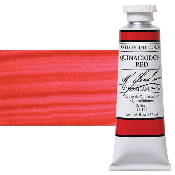 M. Graham Oil Color 37ml - Quinacridone Red | Jerry's Artarama
