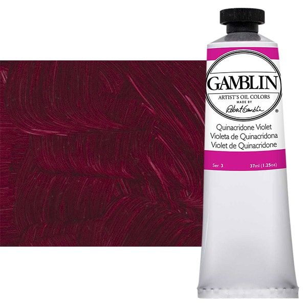 Gamblin Artists Oil - Quinacridone Violet, 37ml Tube | Jerry's Artarama