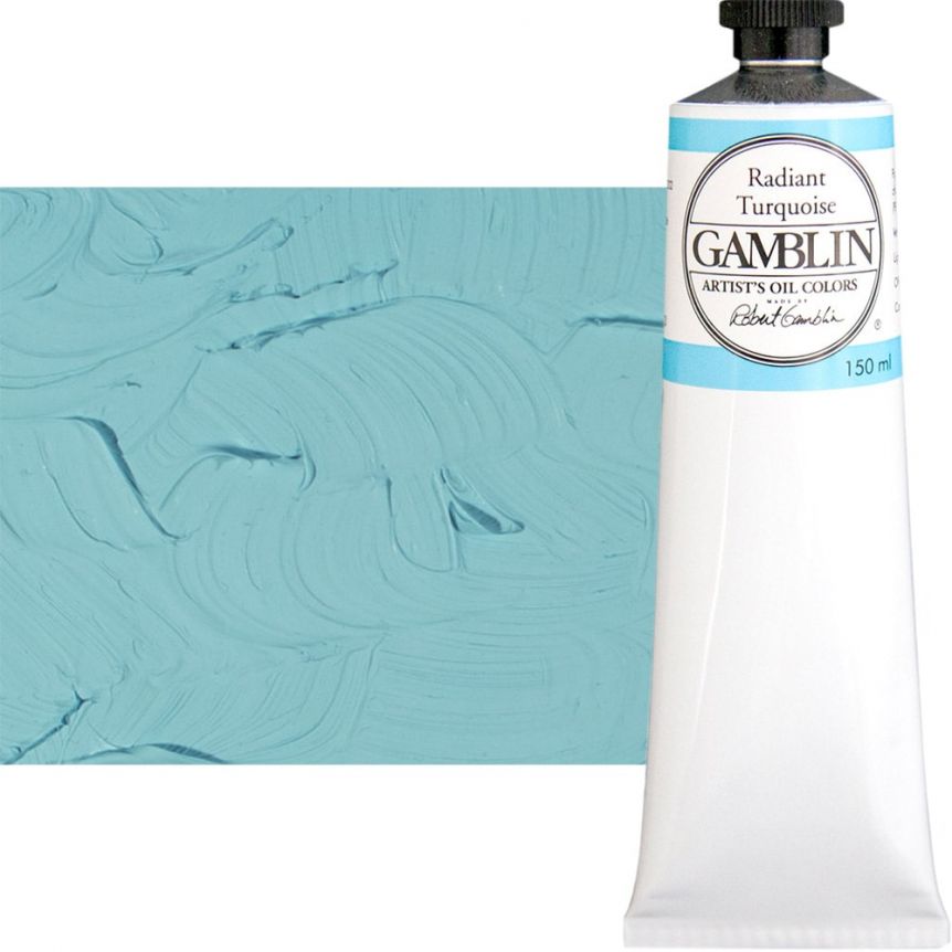 Gamblin Artists Oil - Radiant Turquoise, 150ml Tube | Jerry's Artarama