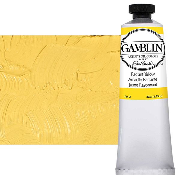 Gamblin Artists Oil - Radiant Yellow, 37ml Tube | Jerry's Artarama