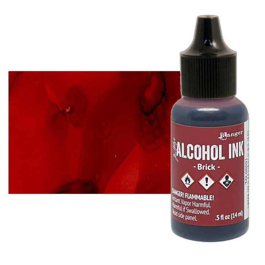 Tim Holtz Alcohol Ink - Brick, 1/2oz Bottle | Jerry's Artarama