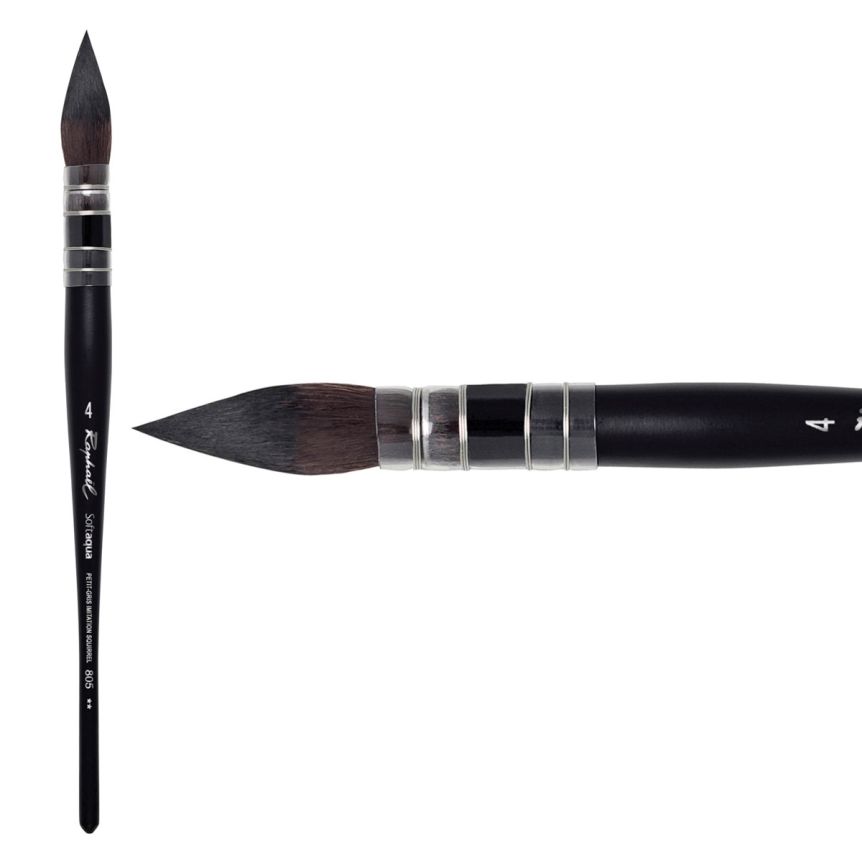 Raphaël SoftAqua Brush Quill #4 | Jerry's Artarama