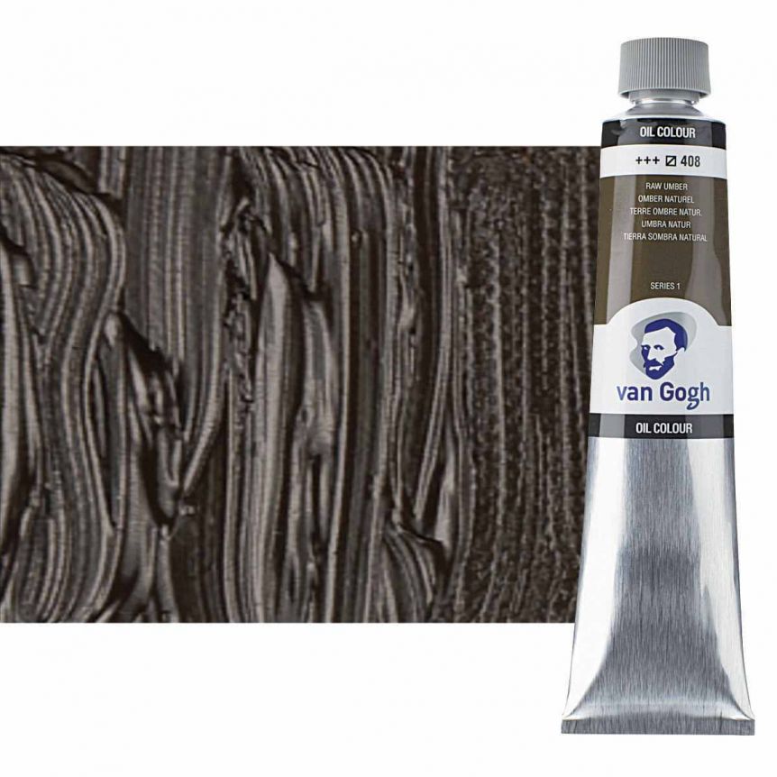 Van Gogh Oil Color, 200ml Raw Umber Tube | Jerry's Artarama