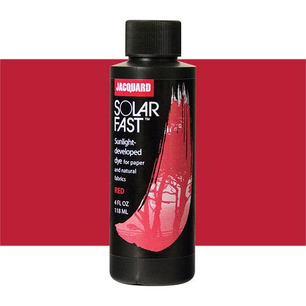 Jacquard SolarFast Dye 4 oz - Red | Jerry's Artarama