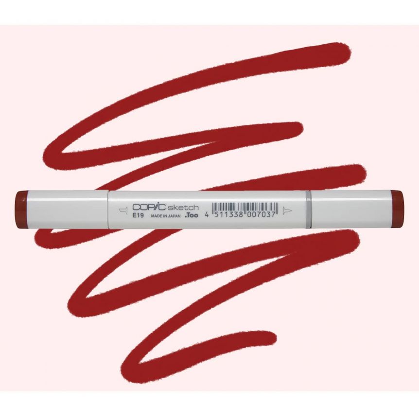Copic Sketch Marker E19 Redwood | Jerry's Artarama