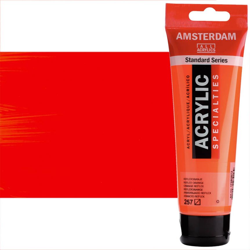 Amsterdam Standard Acrylic - Reflex Orange, 120ml | Jerry's Artarama